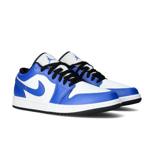 Baskets Jordan Air Jordan 1 Low White-Hyper Royal-Black - Basketball ...
